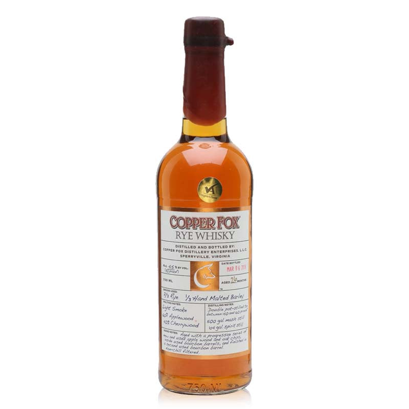 Copper Fox Rye – MayfairWine
