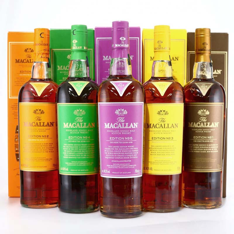 The Macallan Edition No. 1 - No. 6 Whisky Set – MayfairWine